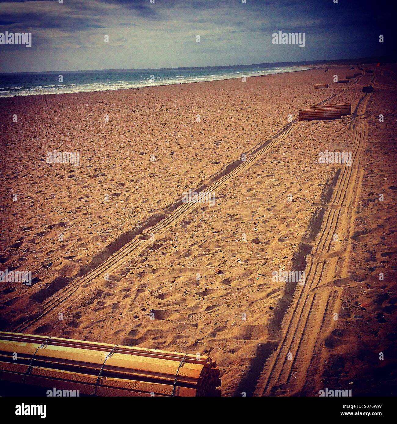 Autumn Beach Day Stock Photo - Alamy