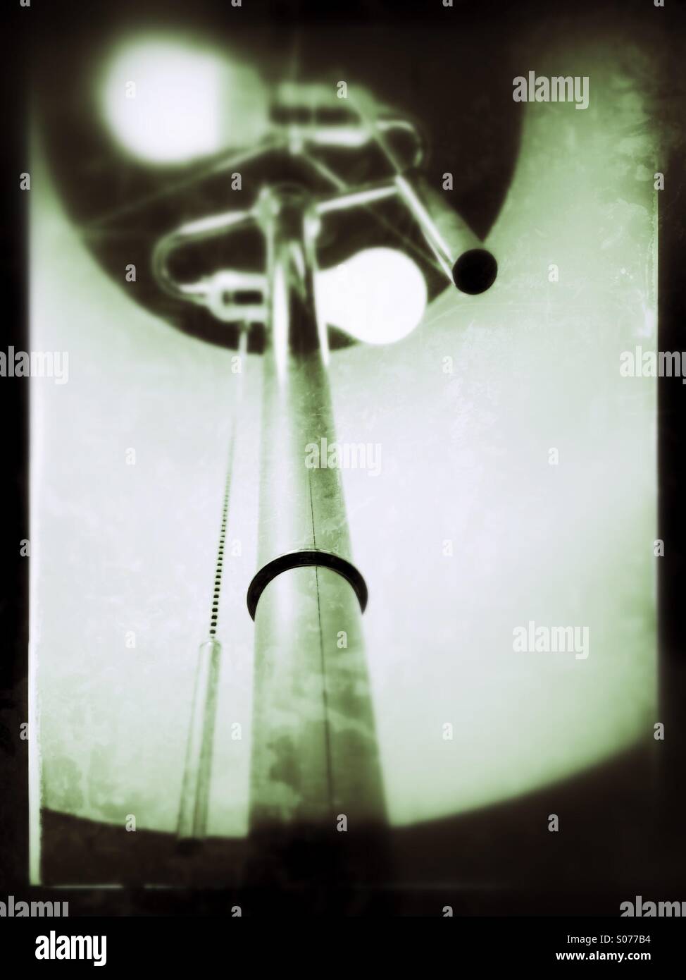 Inside a Reading Lamp Stock Photo - Alamy