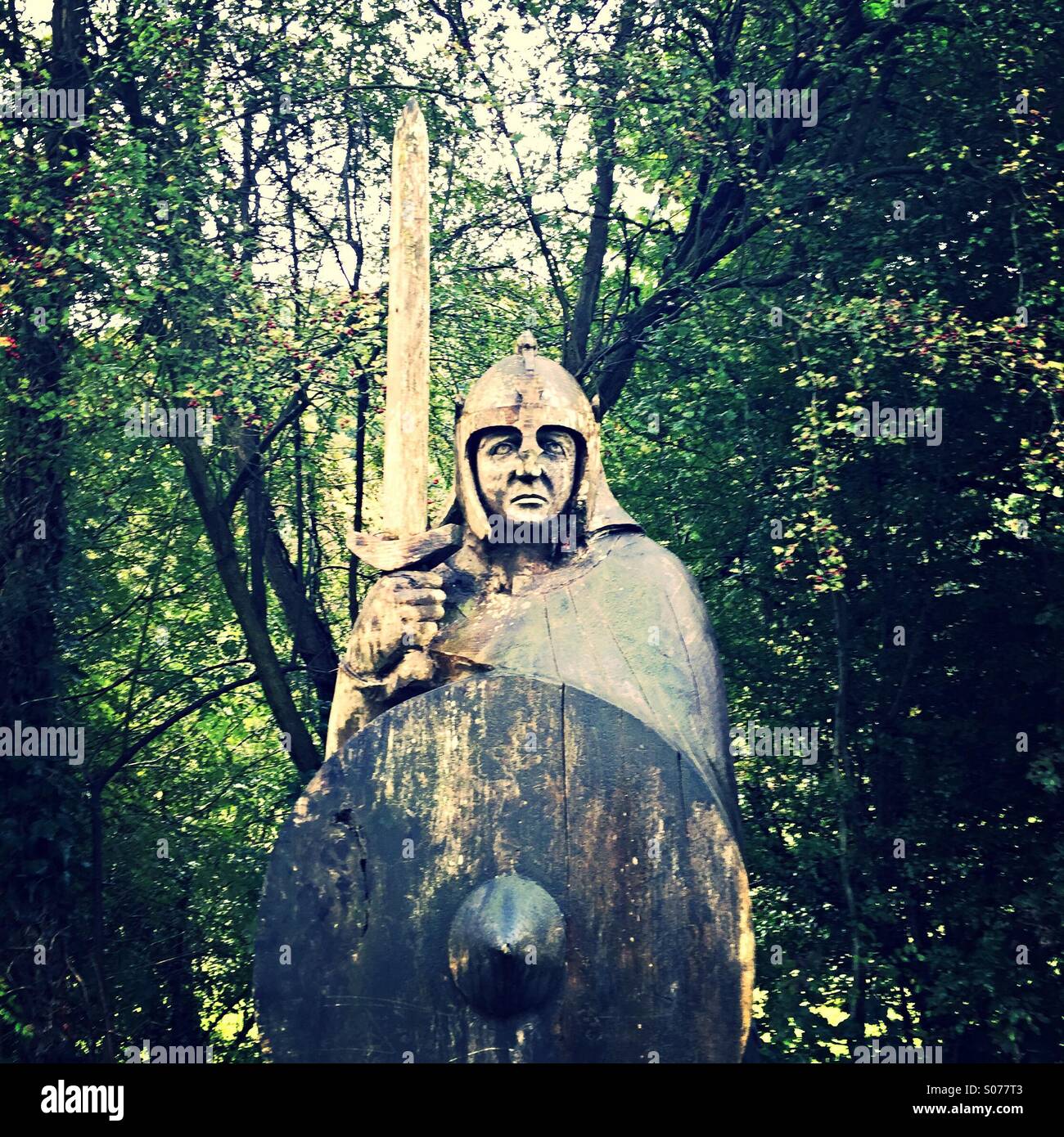 Wooden sculpture of soldier hi-res stock photography and images - Alamy