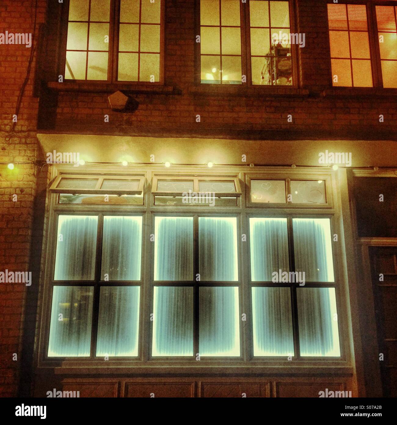 The bright lights in a London office Stock Photo - Alamy