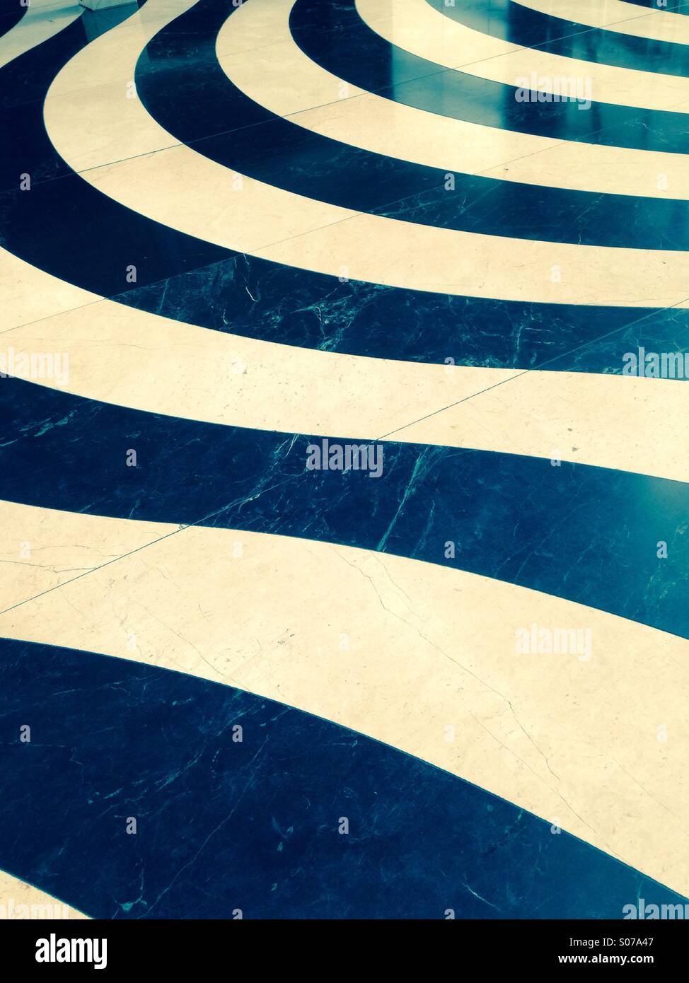Wavy Floor of a city building Stock Photo - Alamy