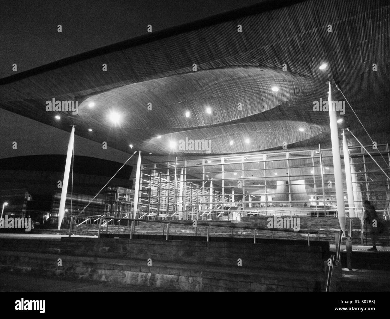 The Senedd, Cardiff Bay, Welsh National Assembly building Stock Photo ...