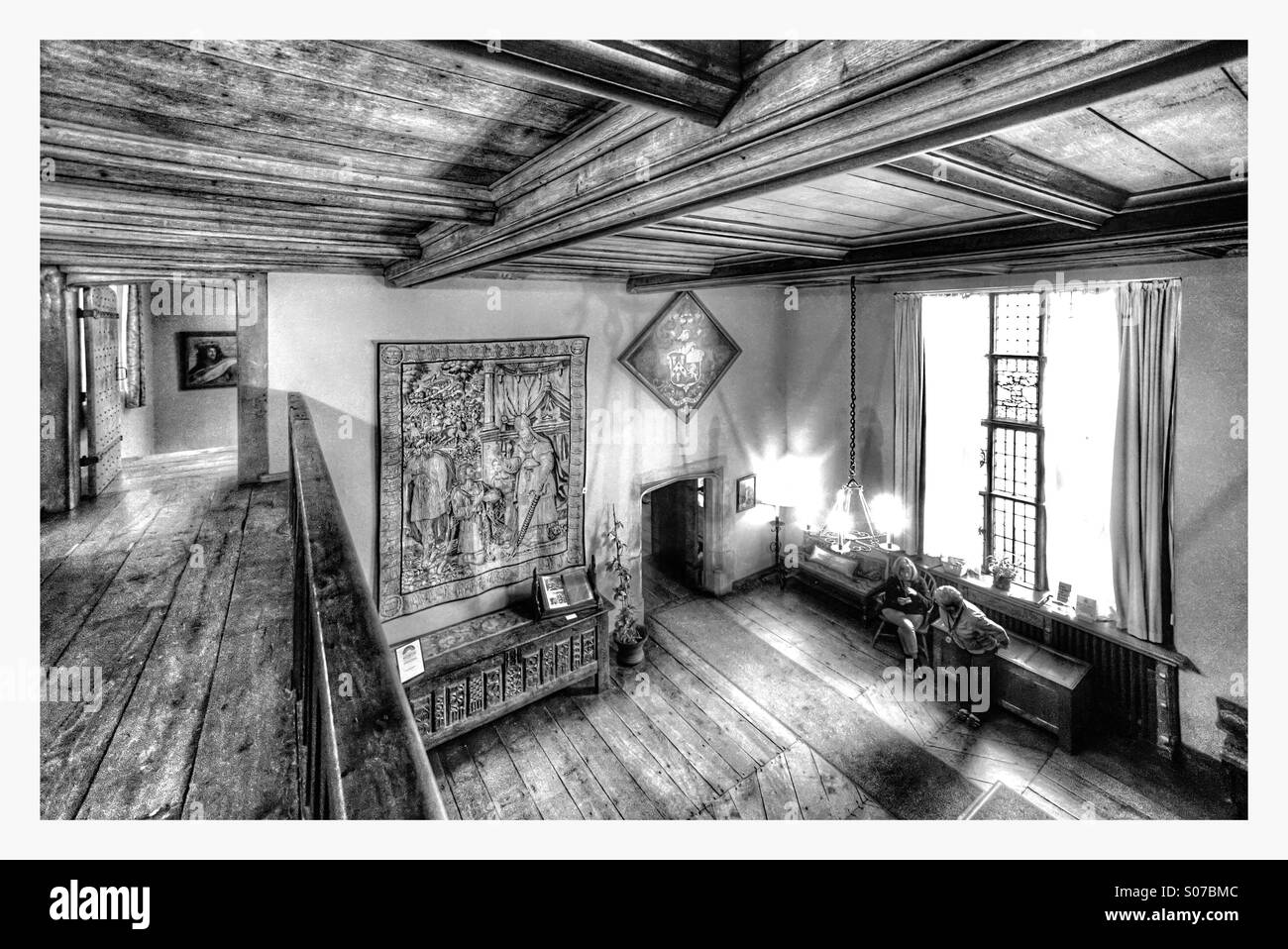 Stately home interior furniture Black and White Stock Photos & Images ...