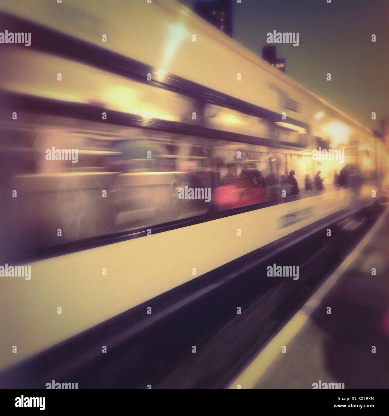 Fast moving train hi-res stock photography and images - Alamy