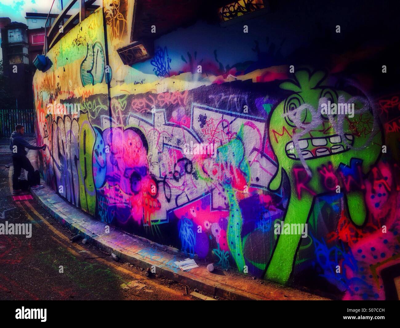 British graffiti artist waterloo london hi-res stock photography and ...