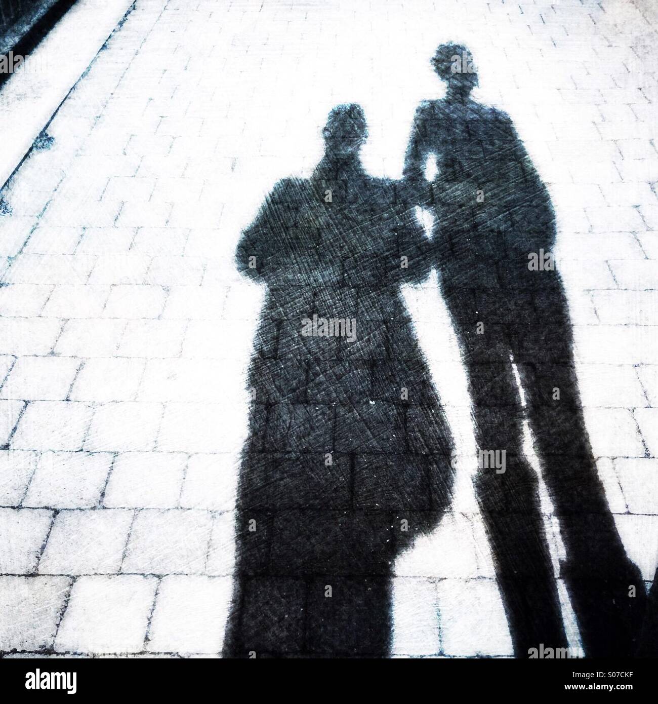 Shadows of people Stock Photo - Alamy