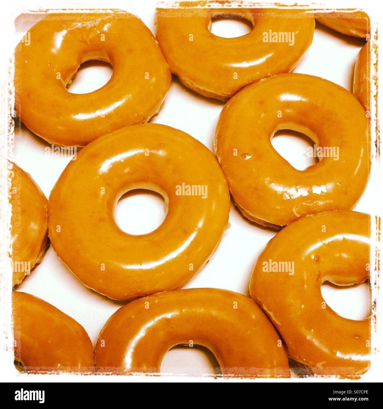 Glazed doughnuts hi-res stock photography and images - Alamy