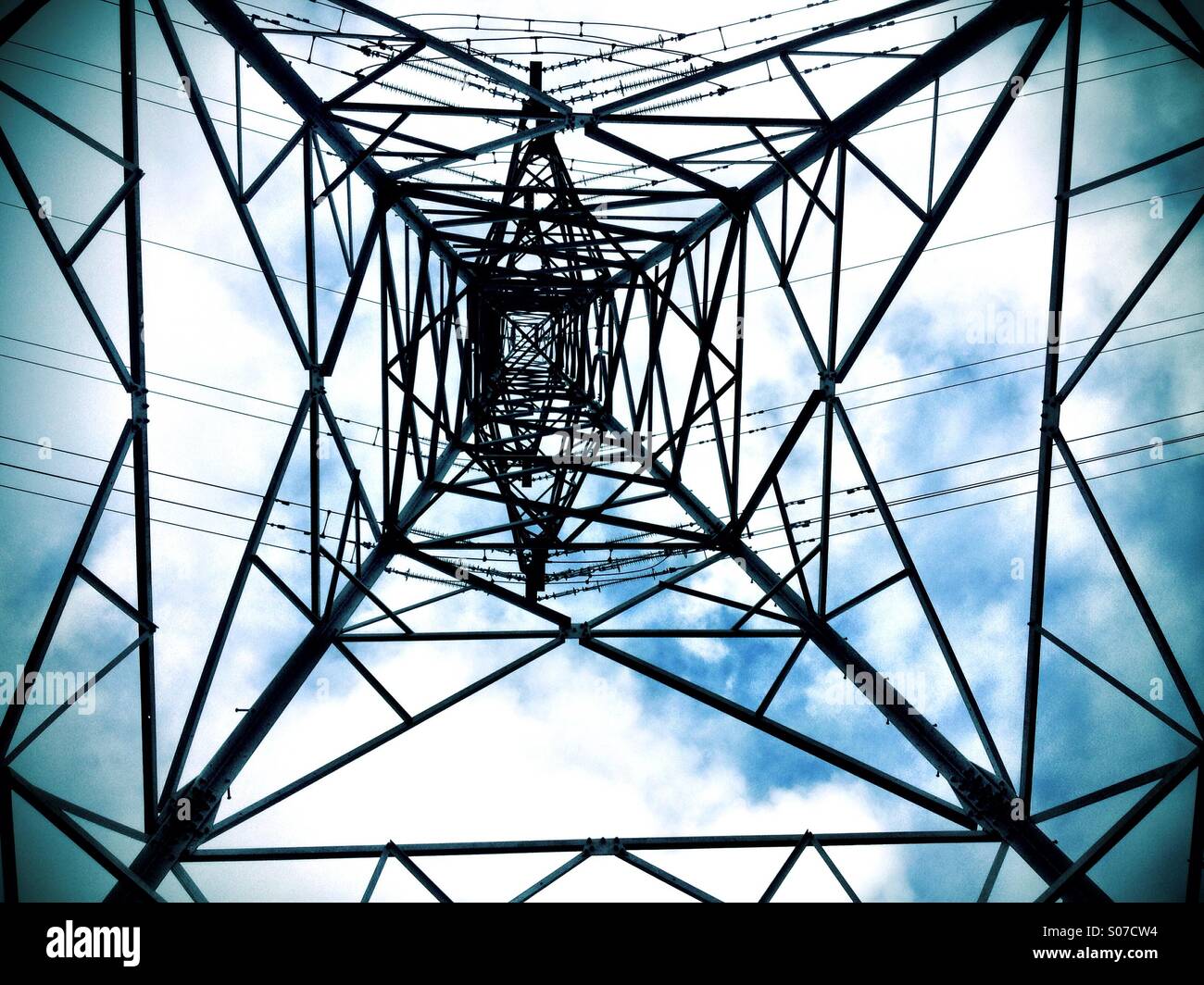 Electricity Pylon #3 Stock Photo - Alamy