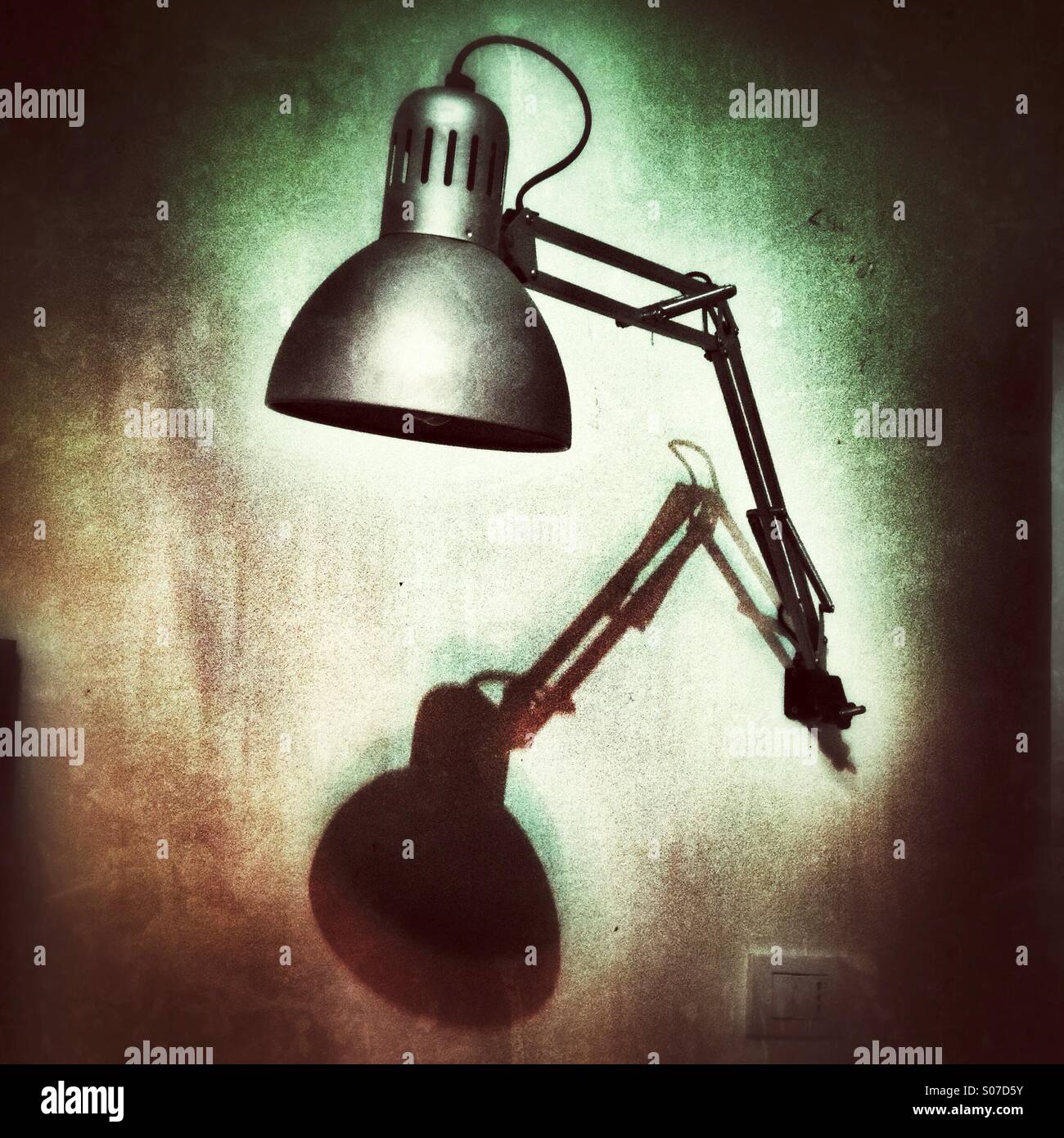 Lamp and shadow Stock Photo - Alamy