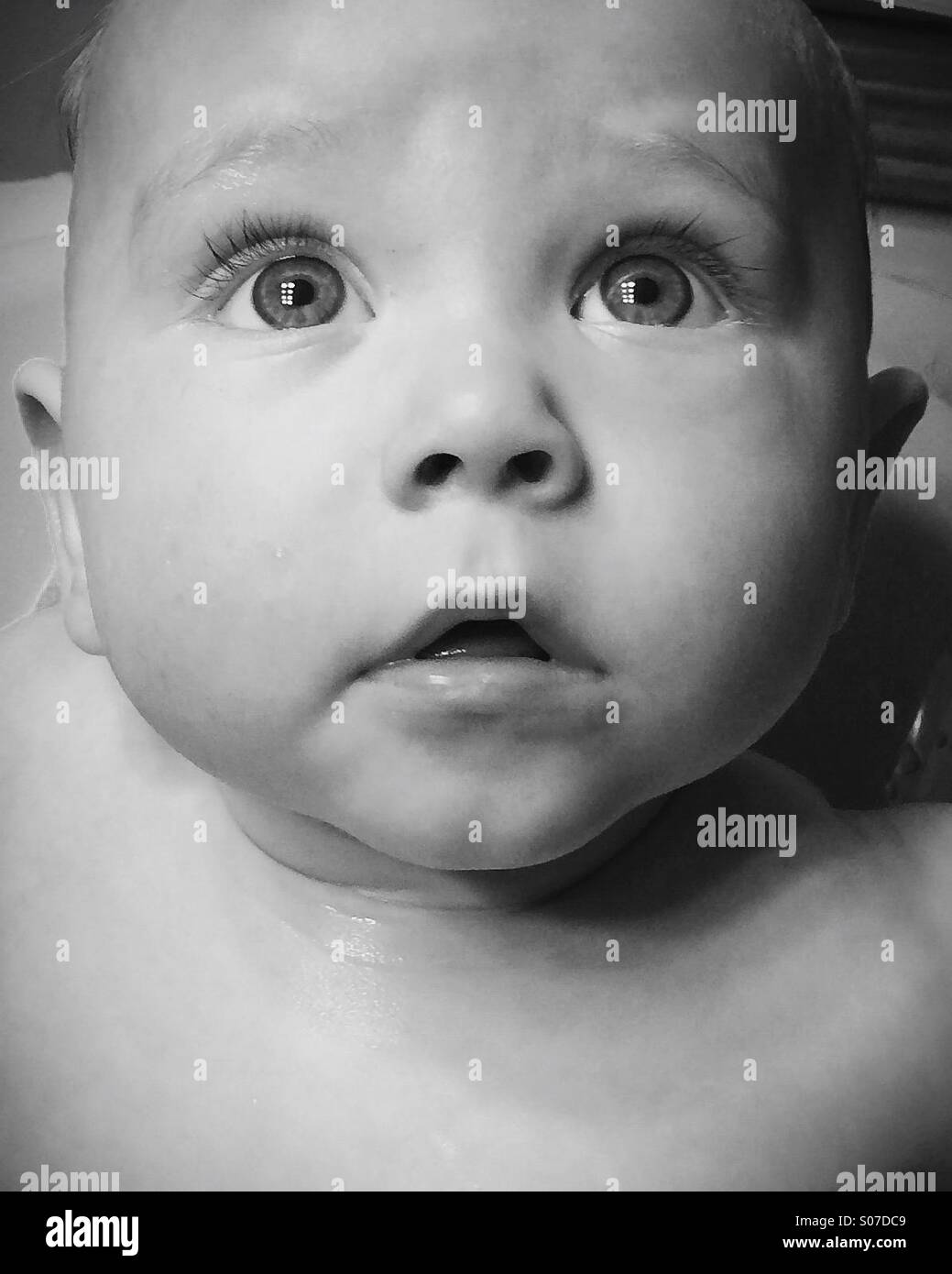 Infant stare hi-res stock photography and images - Alamy