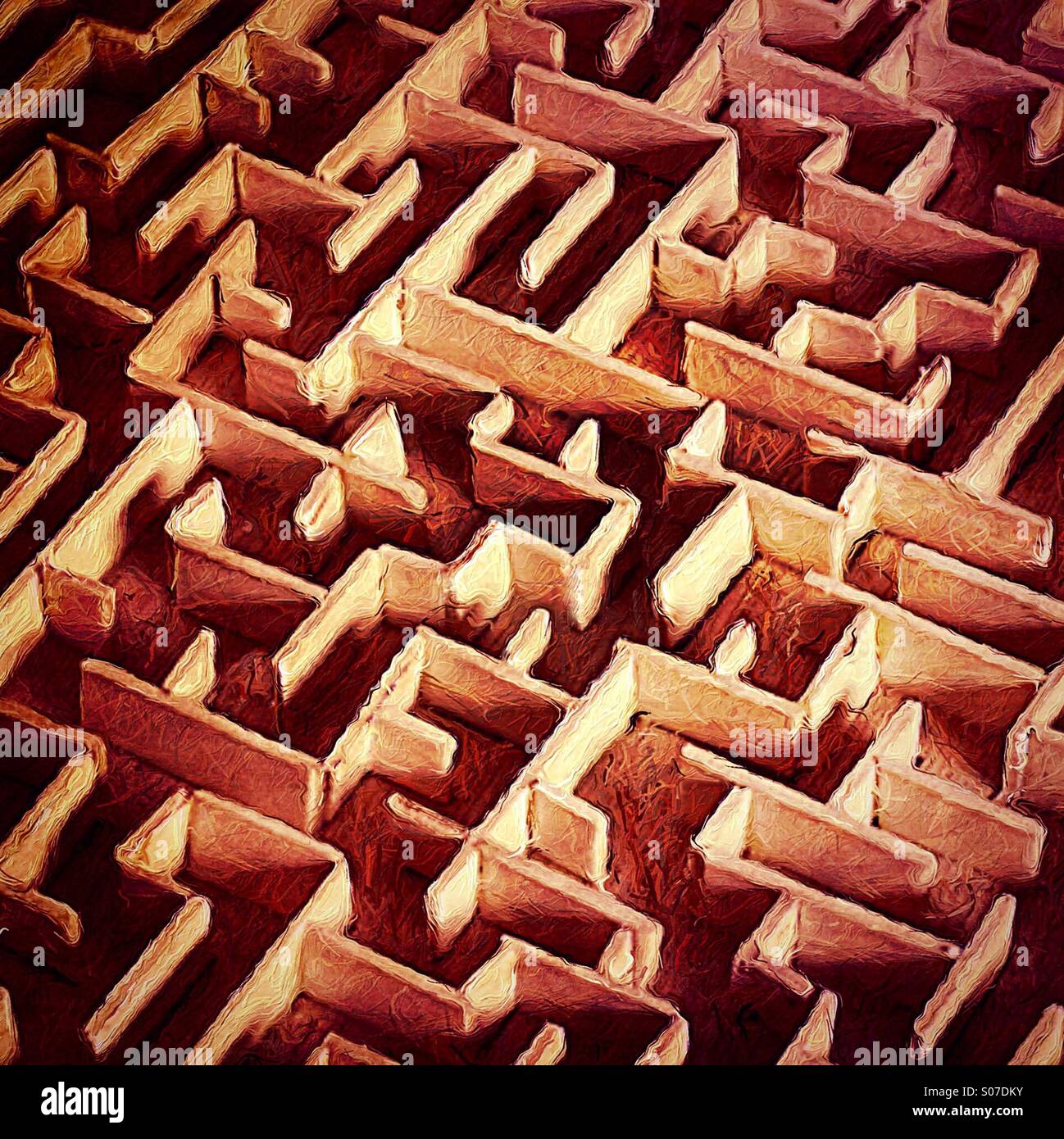 Problem solving maze hi-res stock photography and images - Alamy