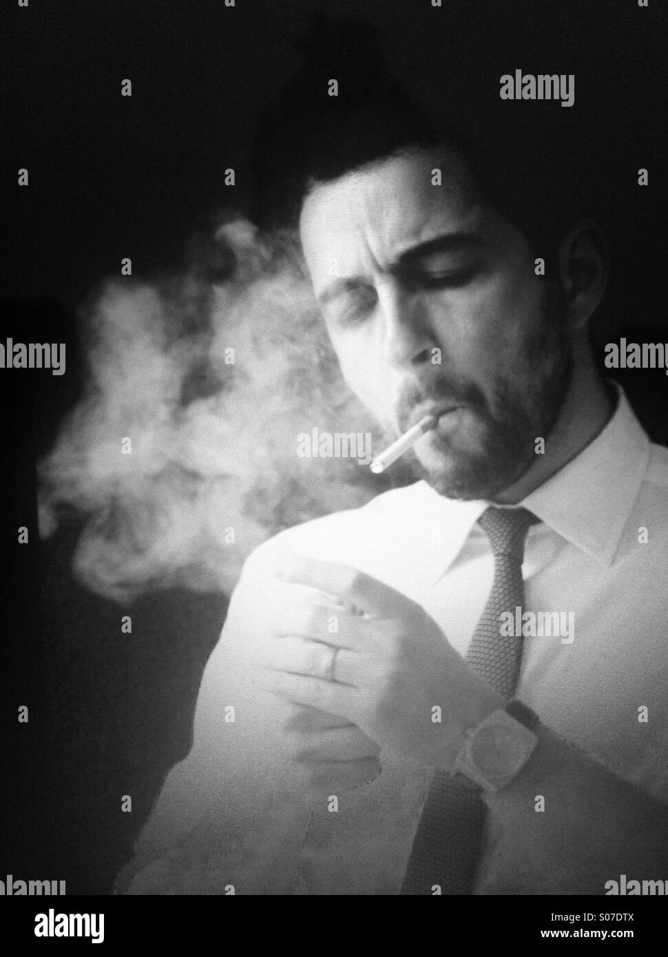 Smoker Stock Photo: 309951178 - Alamy
