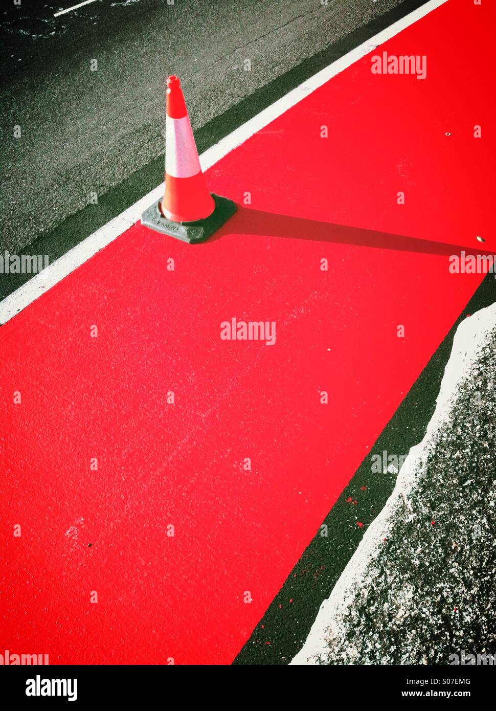 Cone lane hi-res stock photography and images - Alamy
