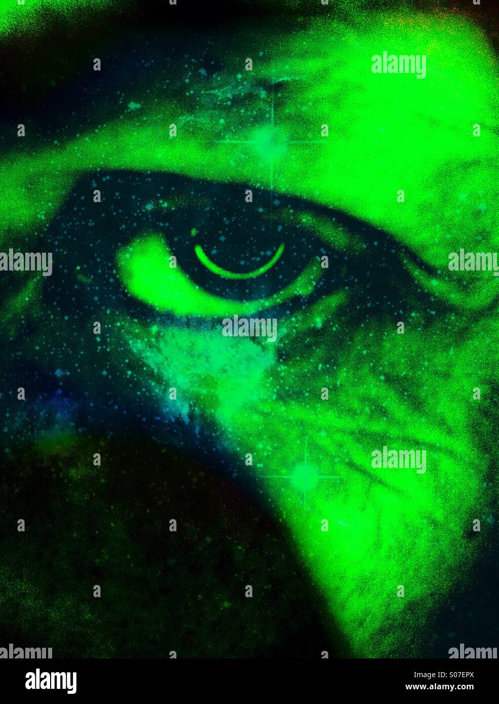 Scary close up of male face Stock Photo - Alamy