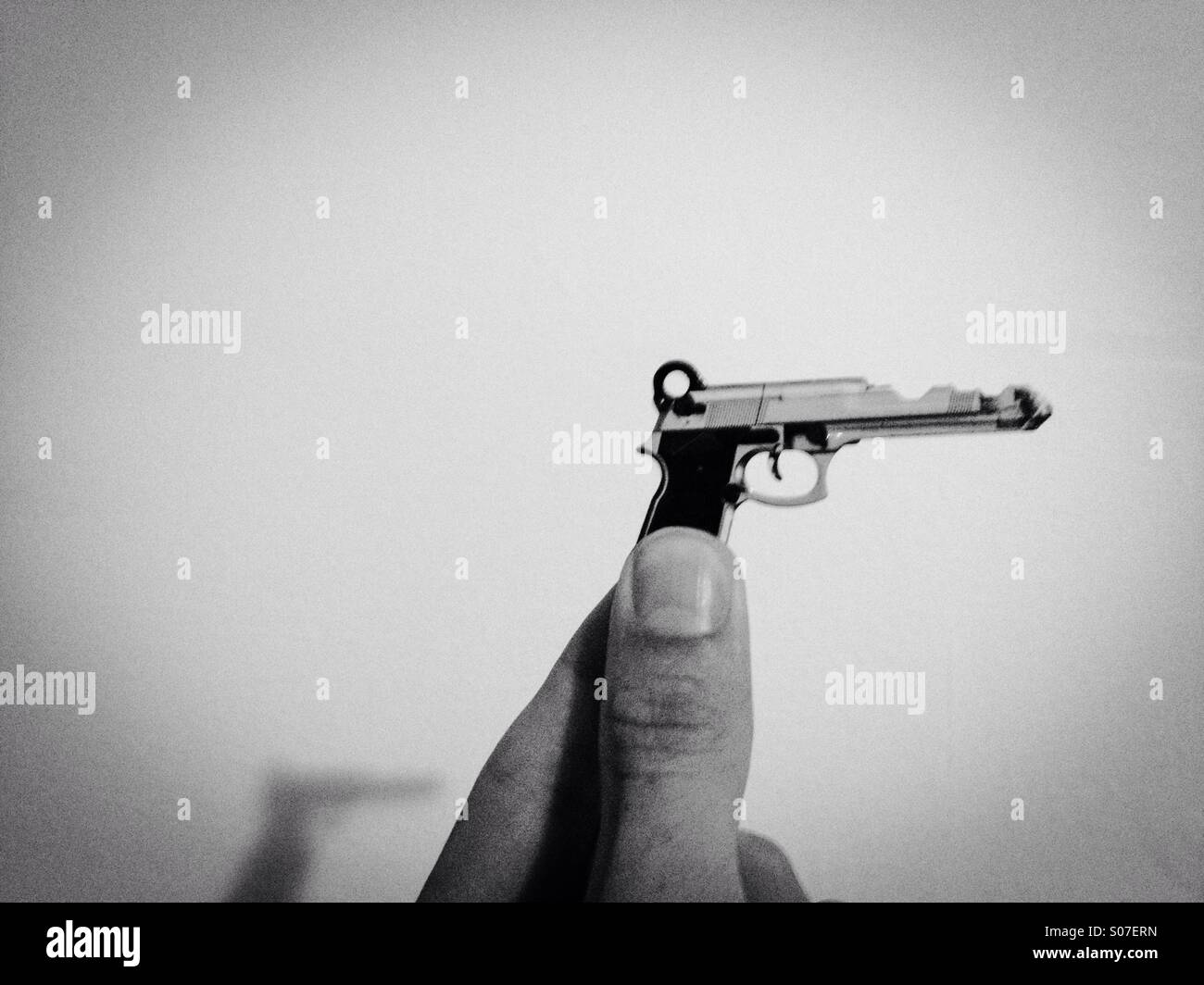 Gun Shape High Resolution Stock Photography and Images - Alamy