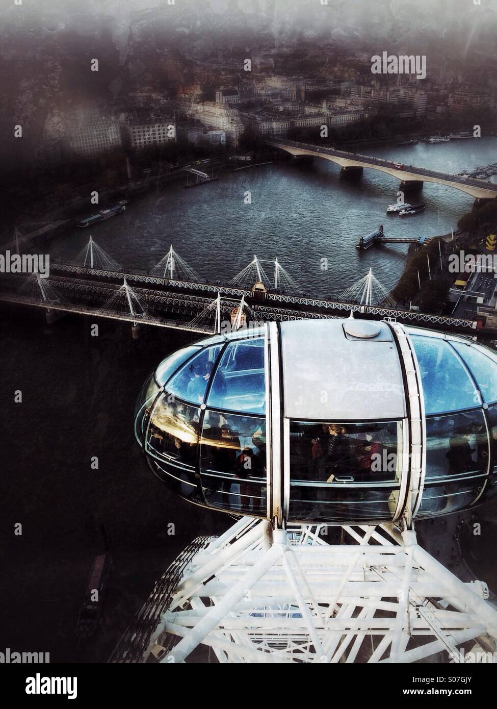 London Eye pod Stock Photo - Alamy