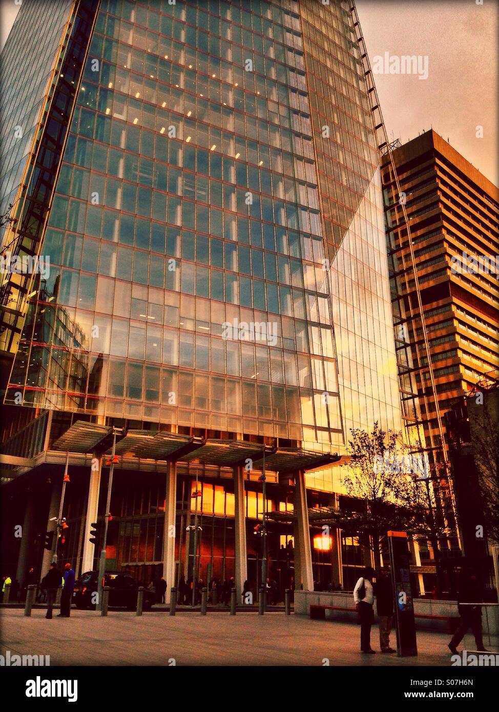 Base of the shard, London Bridge, UK Stock Photo - Alamy