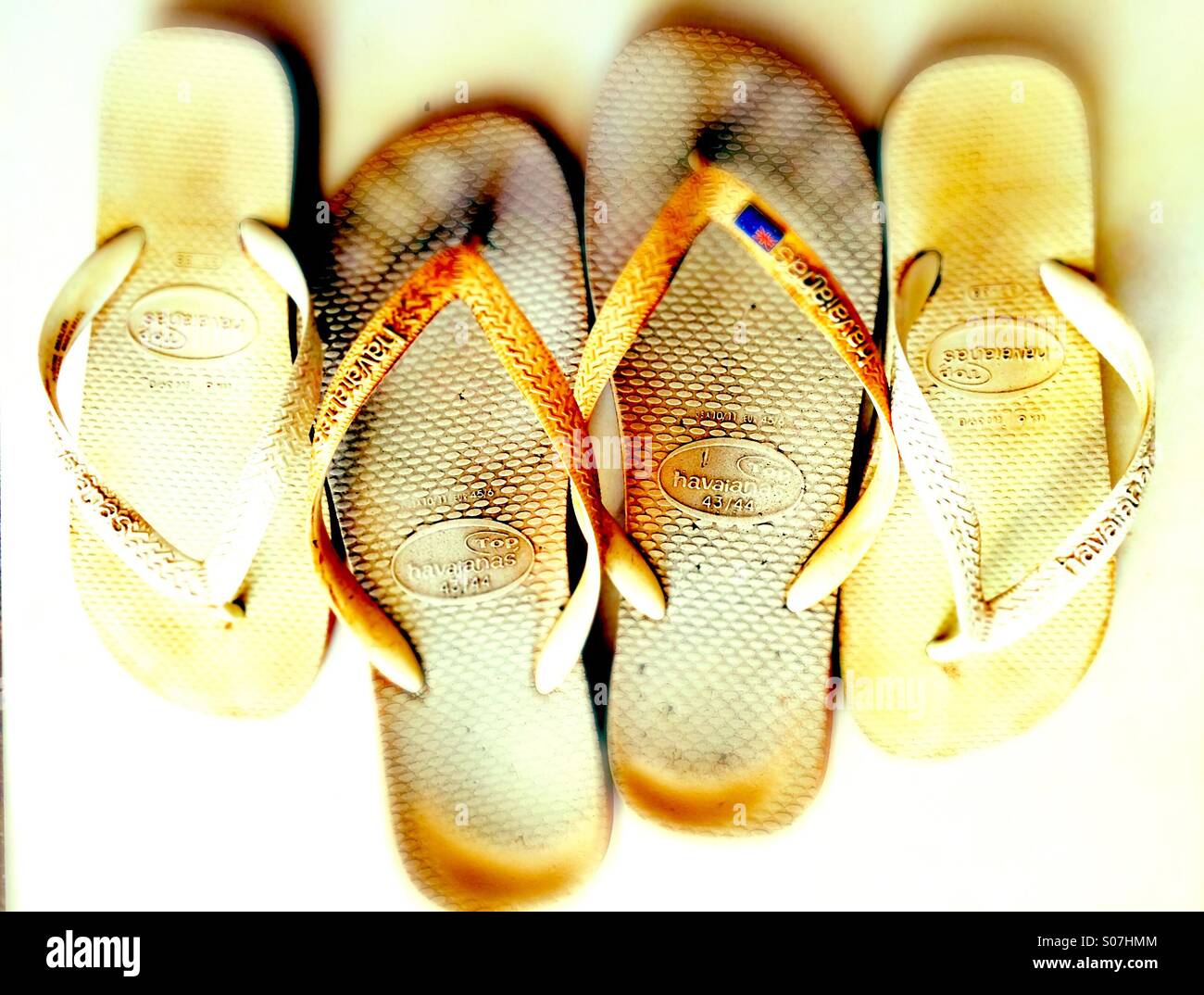 Dirty flip flops hi-res stock photography and images - Alamy