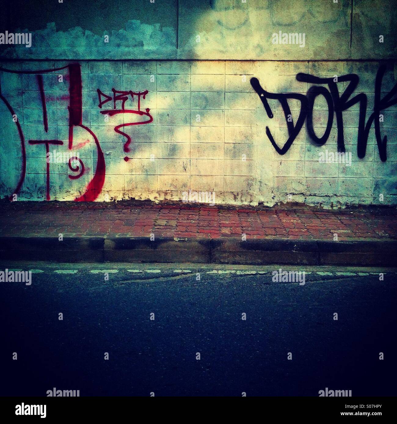 Gang graffiti smartphone stock photos and images - Alamy