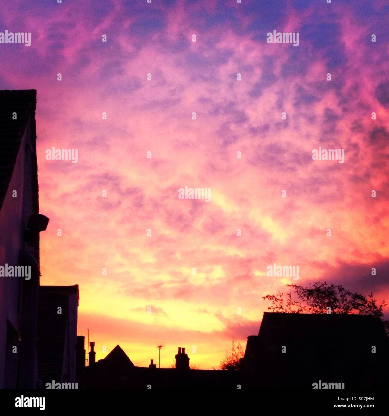Purple Sky With Clouds High Resolution Stock Photography and Images - Alamy