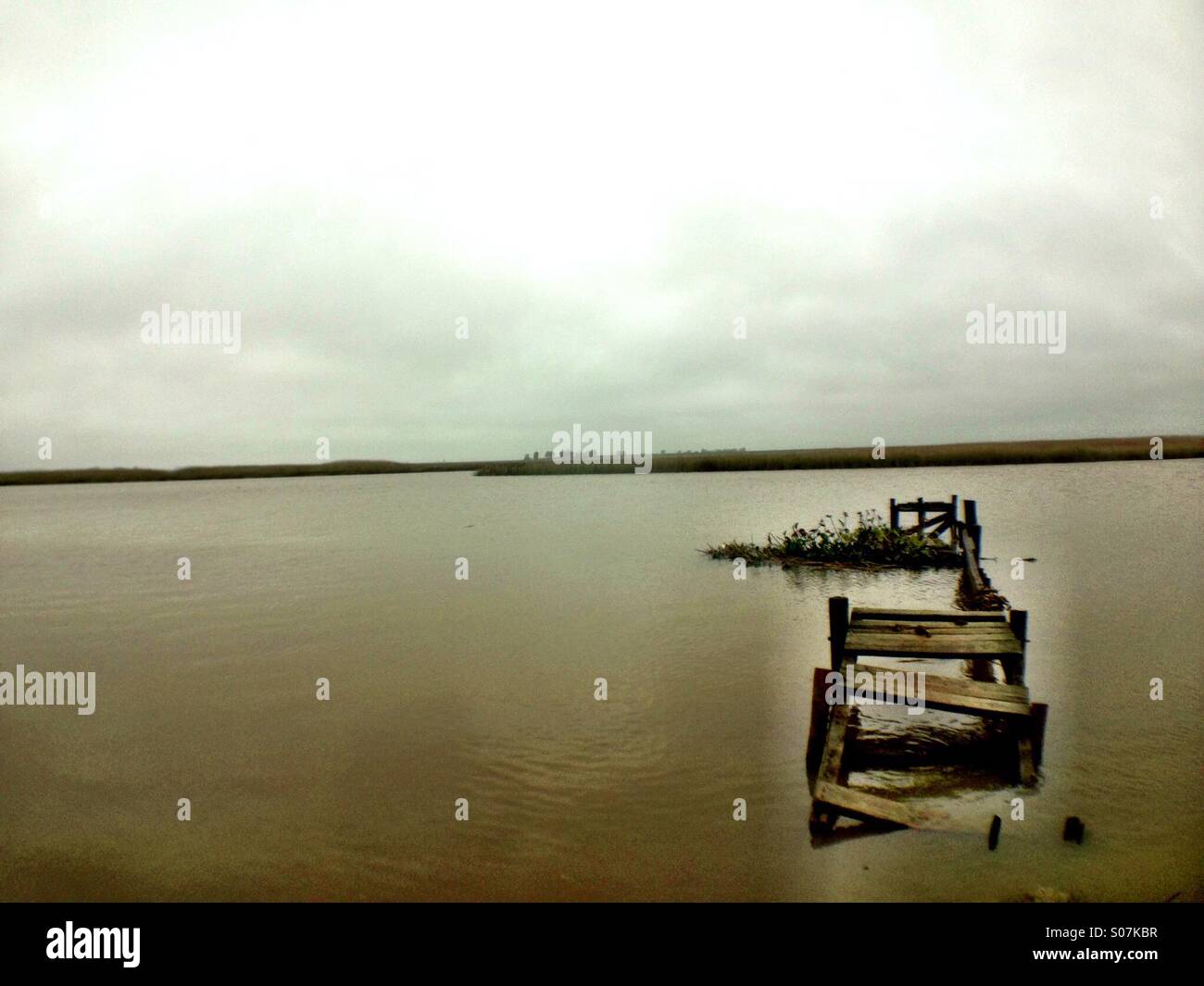 Broken jetty hi-res stock photography and images - Alamy