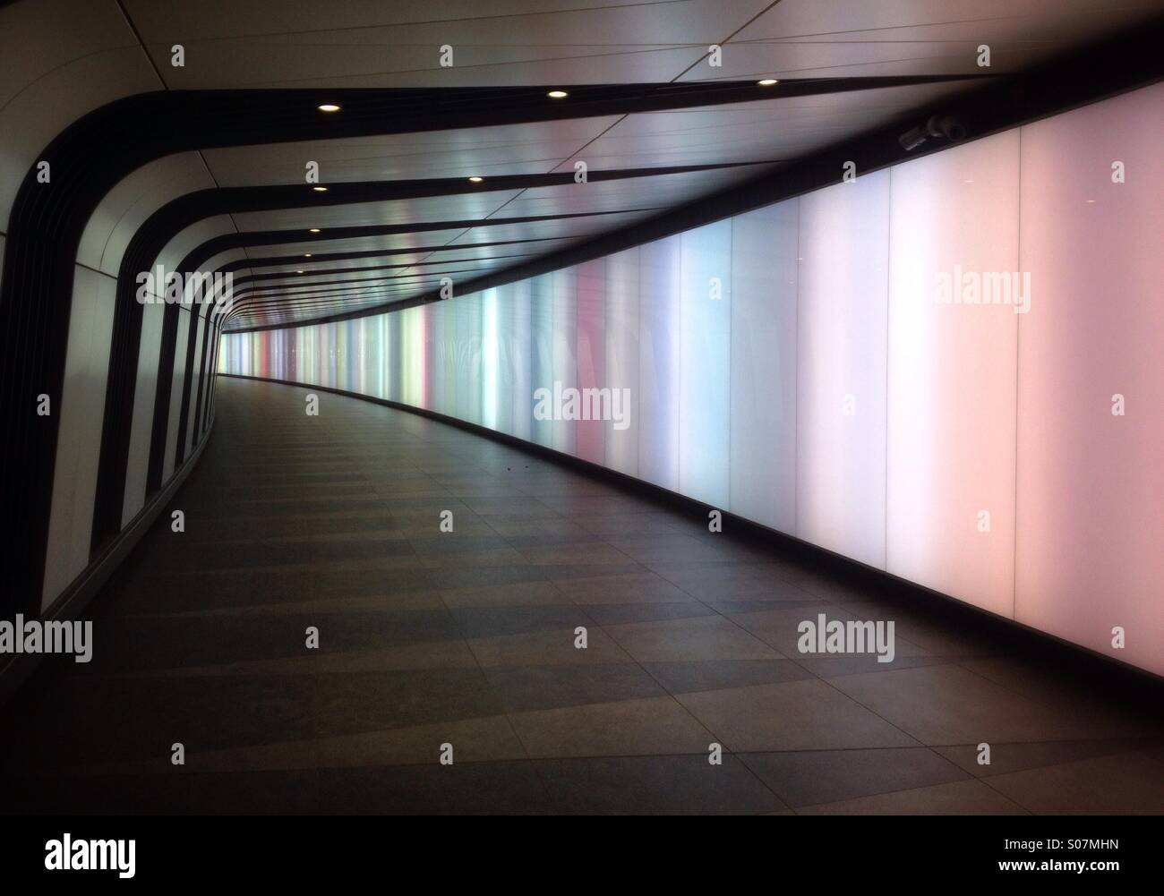 Kings cross light tunnel hi-res stock photography and images - Alamy