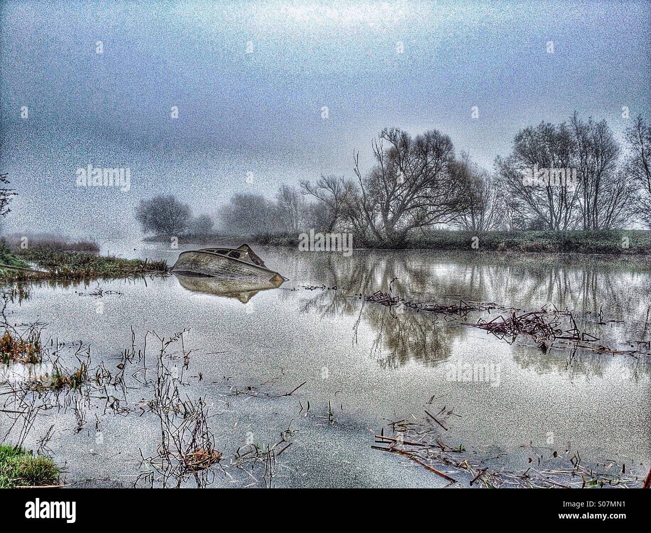 Capsized boat hi-res stock photography and images - Alamy