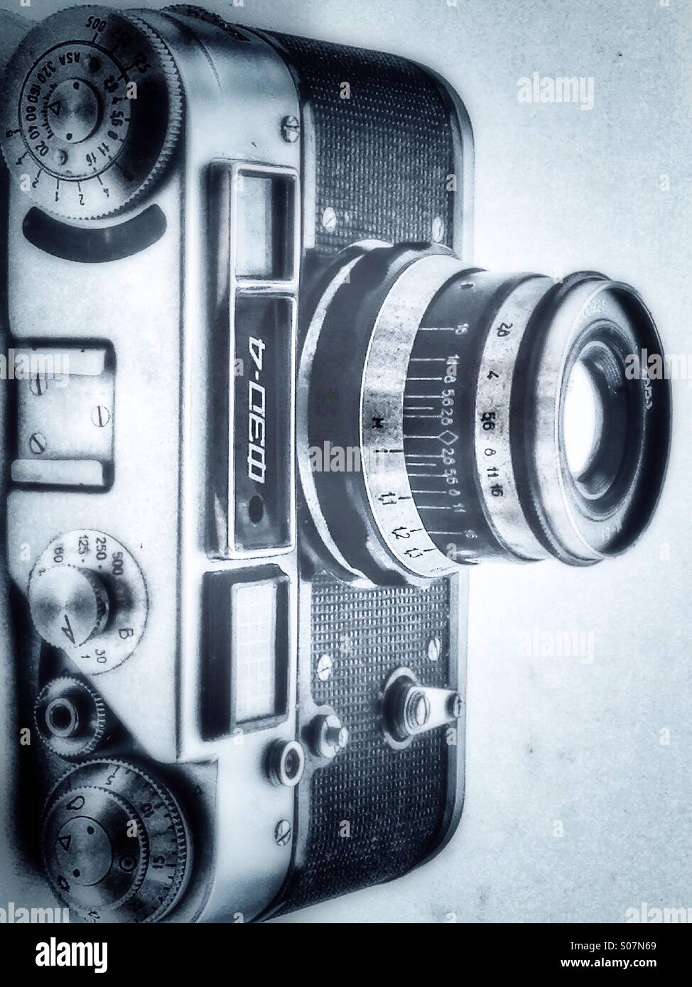 Vintage Russian camera Stock Photo - Alamy