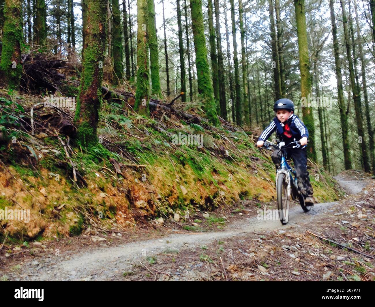 Boy with bike hi-res stock photography and images - Alamy