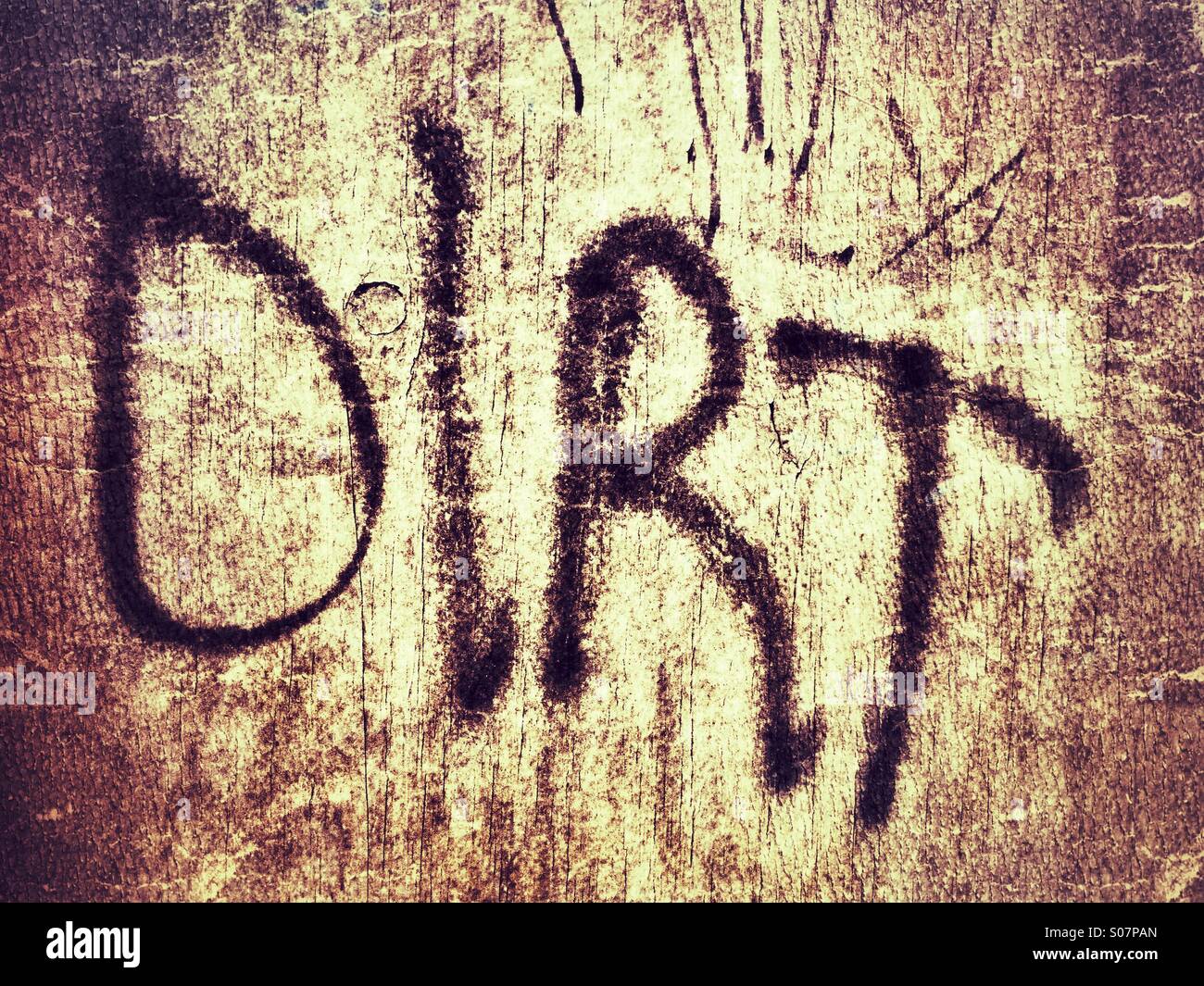 Dirt graffiti hi-res stock photography and images - Alamy