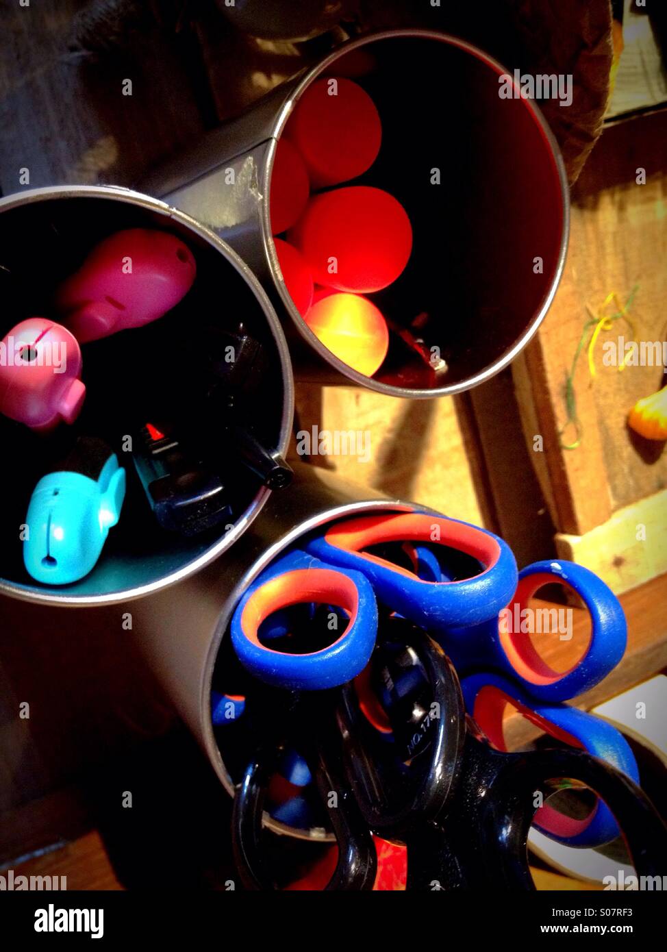 Arts and crafts tools Stock Photo - Alamy