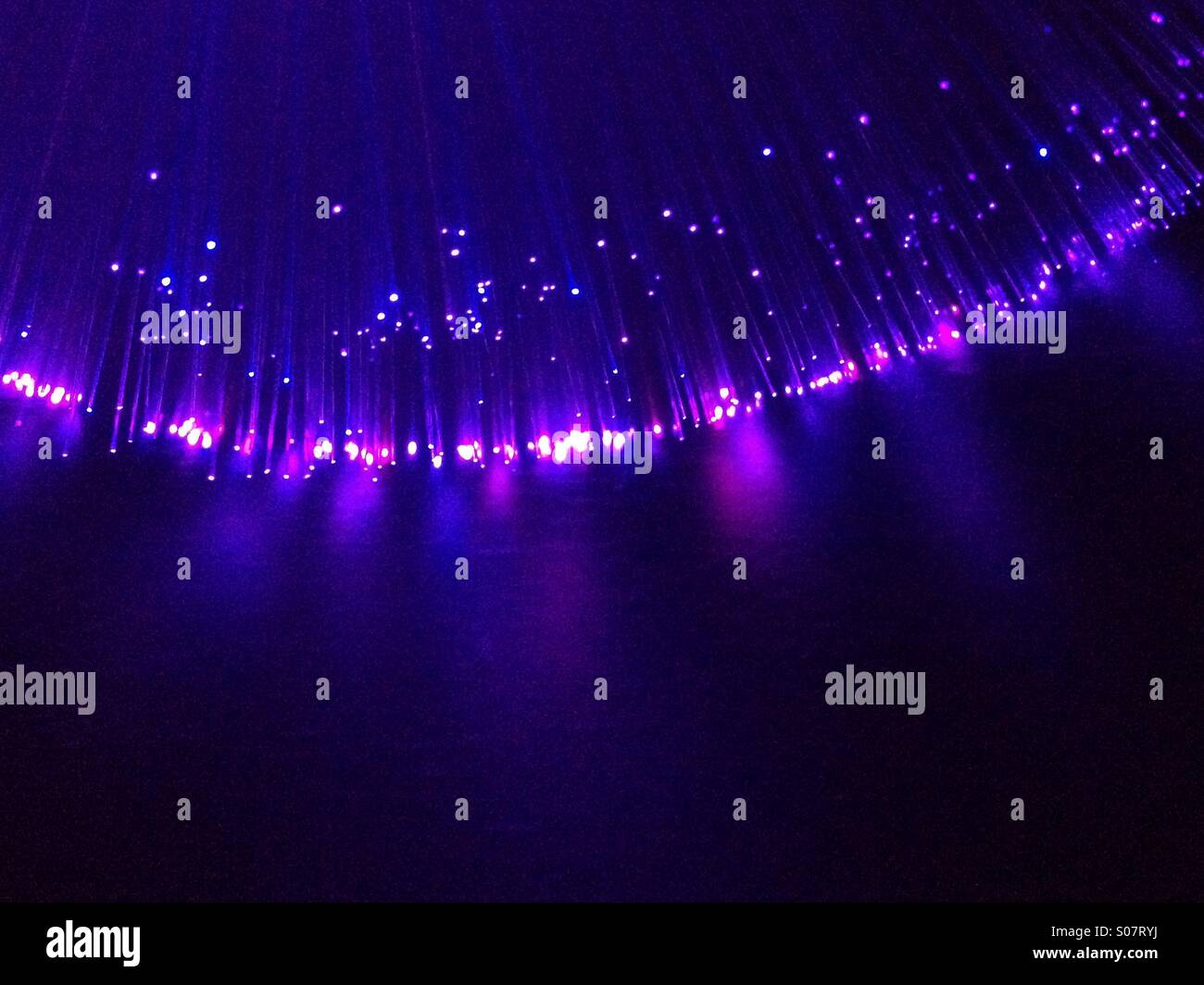Fibre optic lights Stock Photo - Alamy