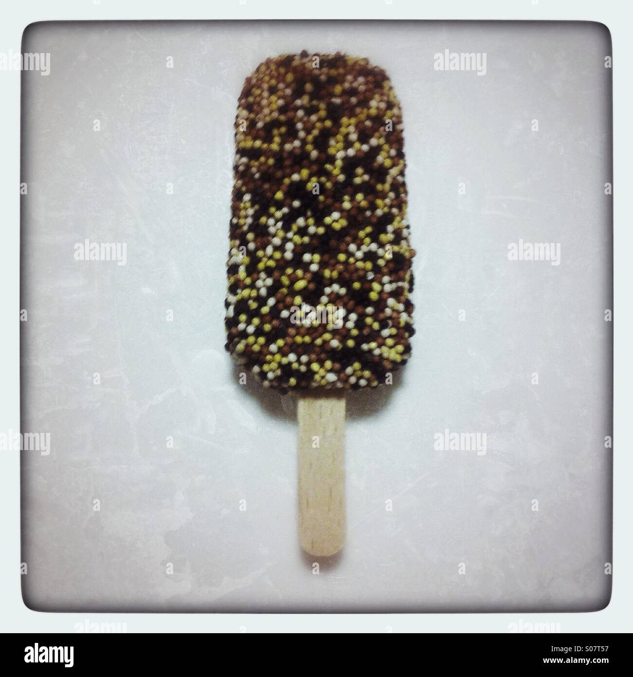 Frozen ice cream lolly pop Stock Photo - Alamy