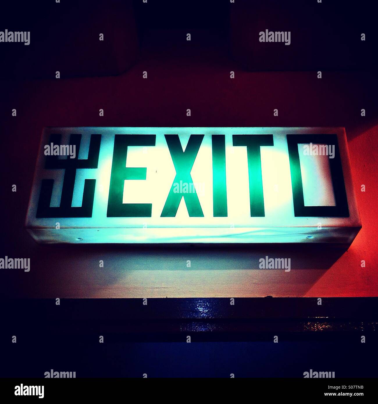 Fire safety exit box hi-res stock photography and images - Alamy