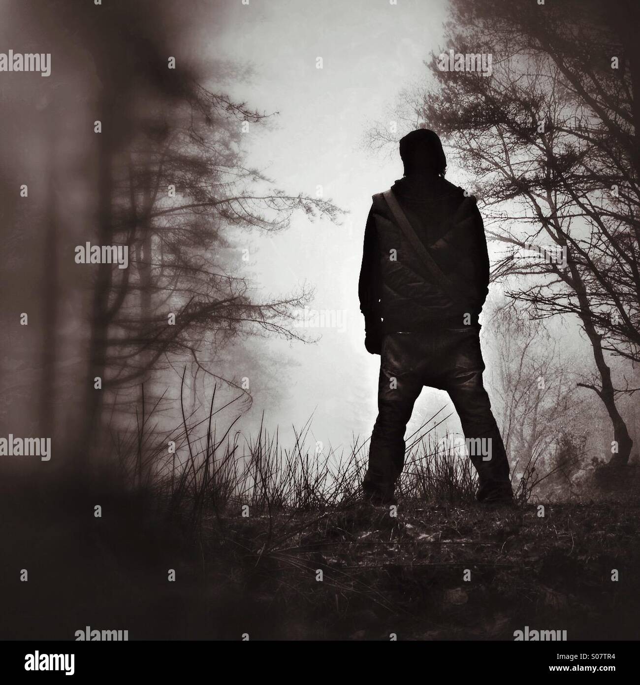 Human figure fog hi-res stock photography and images - Alamy