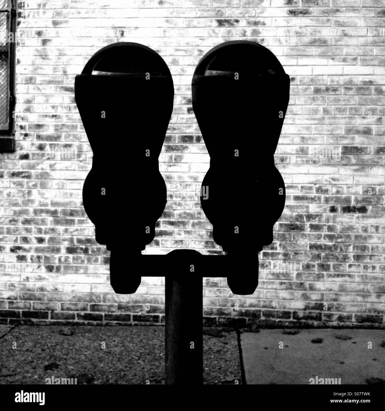 Old fashioned parking Black and White Stock Photos & Images - Alamy