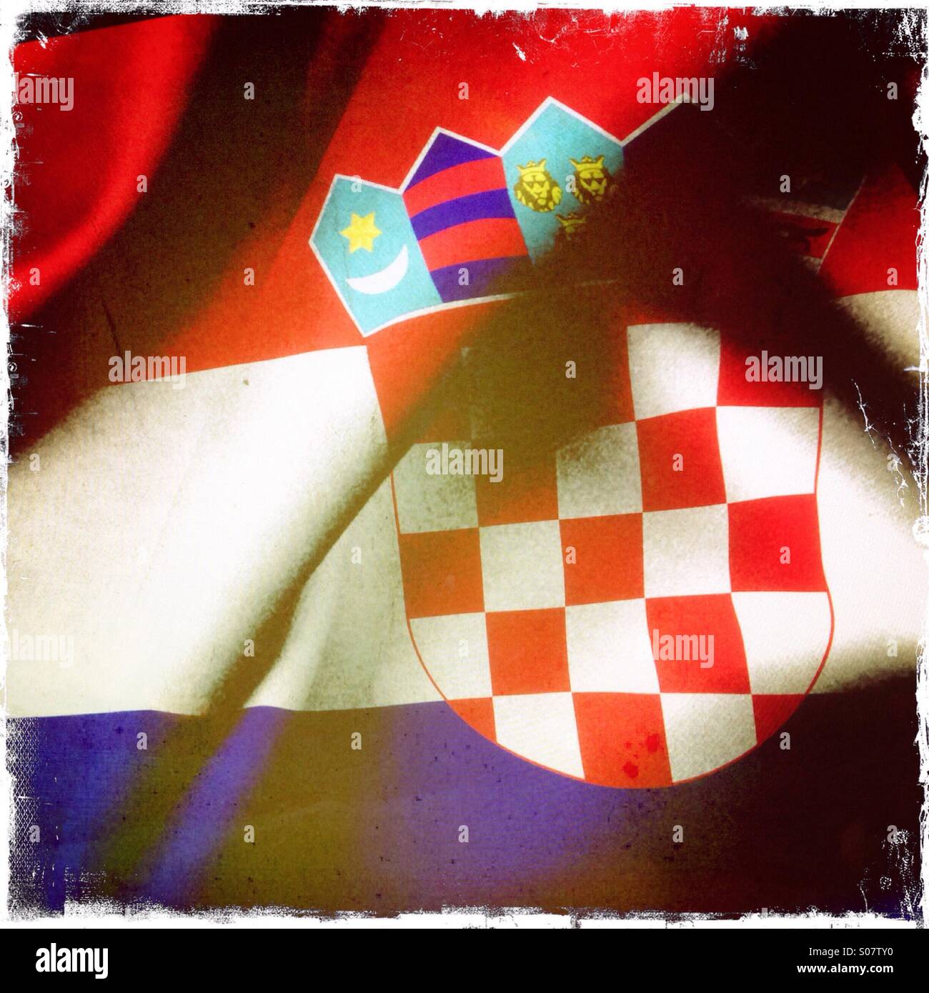 Flag of Croatia Stock Photo - Alamy