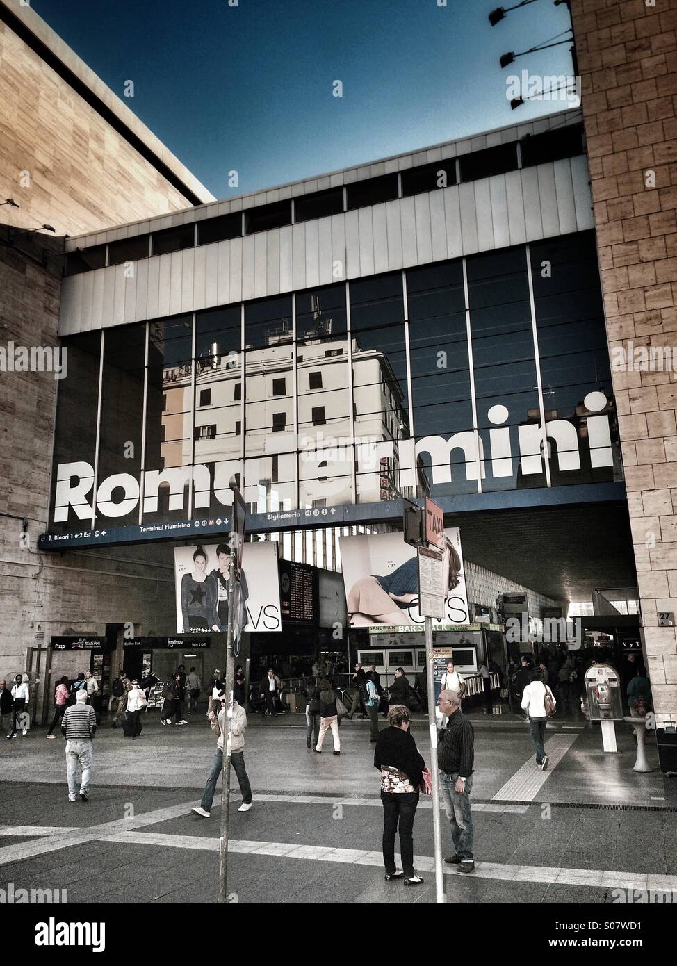 Roma termini station view hi-res stock photography and images - Alamy