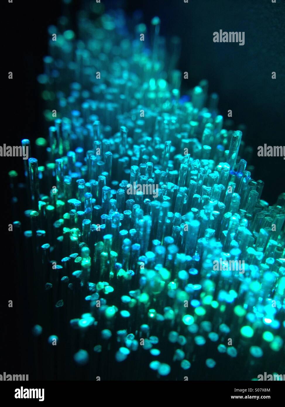 Fibre optic lights Stock Photo - Alamy