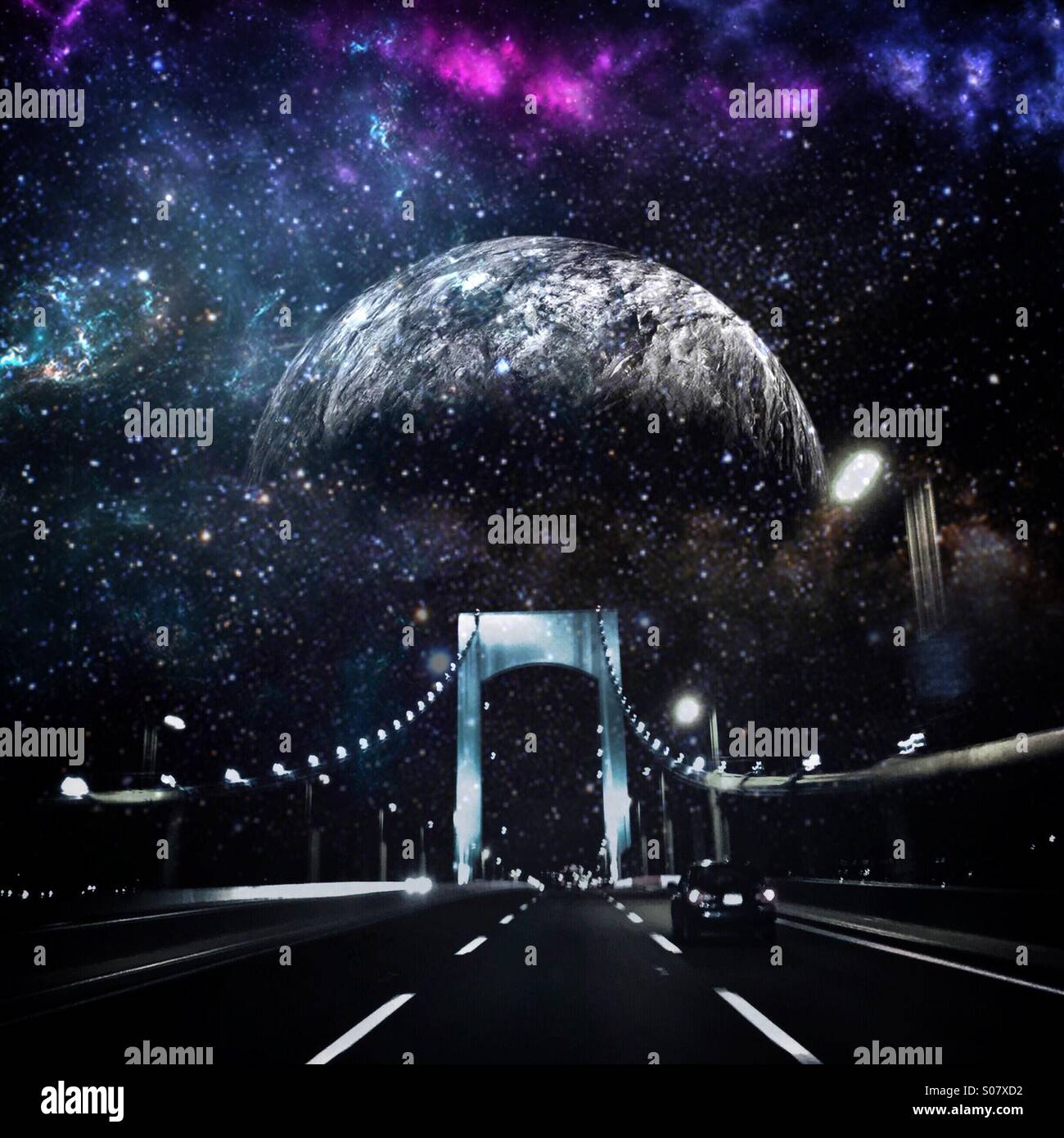 The long drive home Stock Photo - Alamy