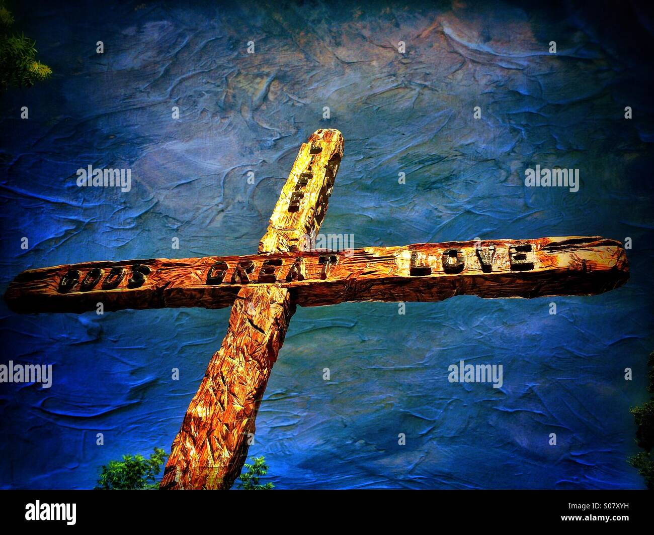 Gods cross hi-res stock photography and images - Alamy