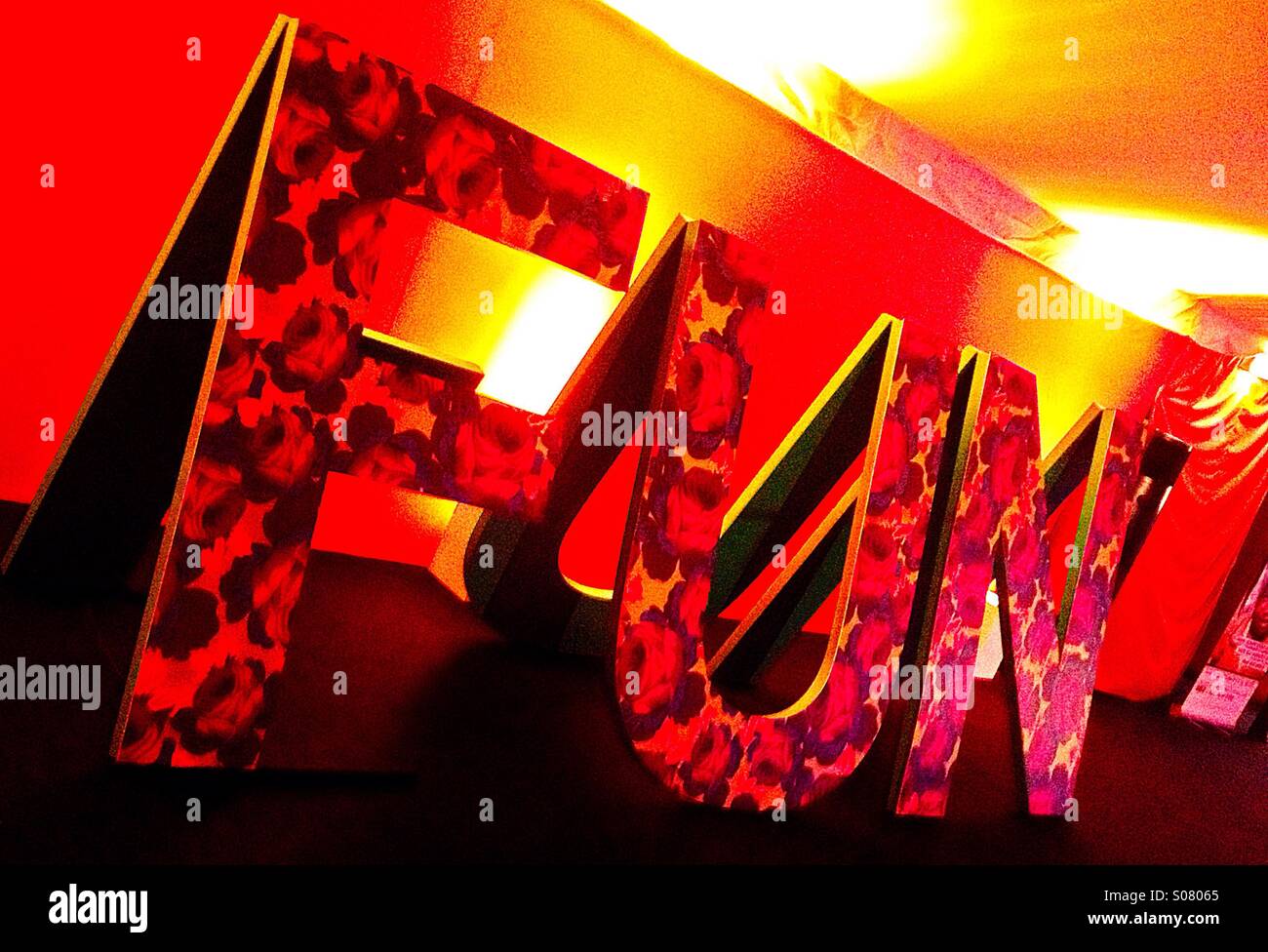 Oversized letters hi-res stock photography and images - Alamy