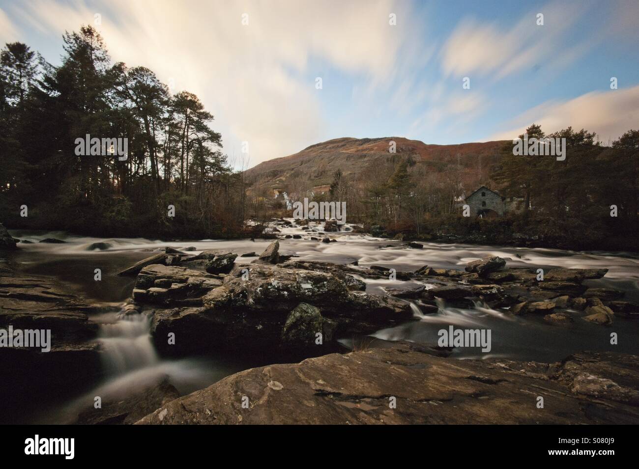 Falls of Dochart Stock Photo - Alamy