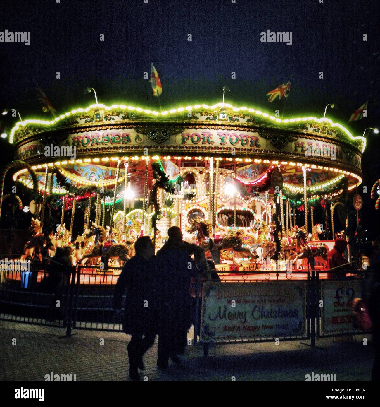 Carousel ride south bank london hi-res stock photography and images - Alamy