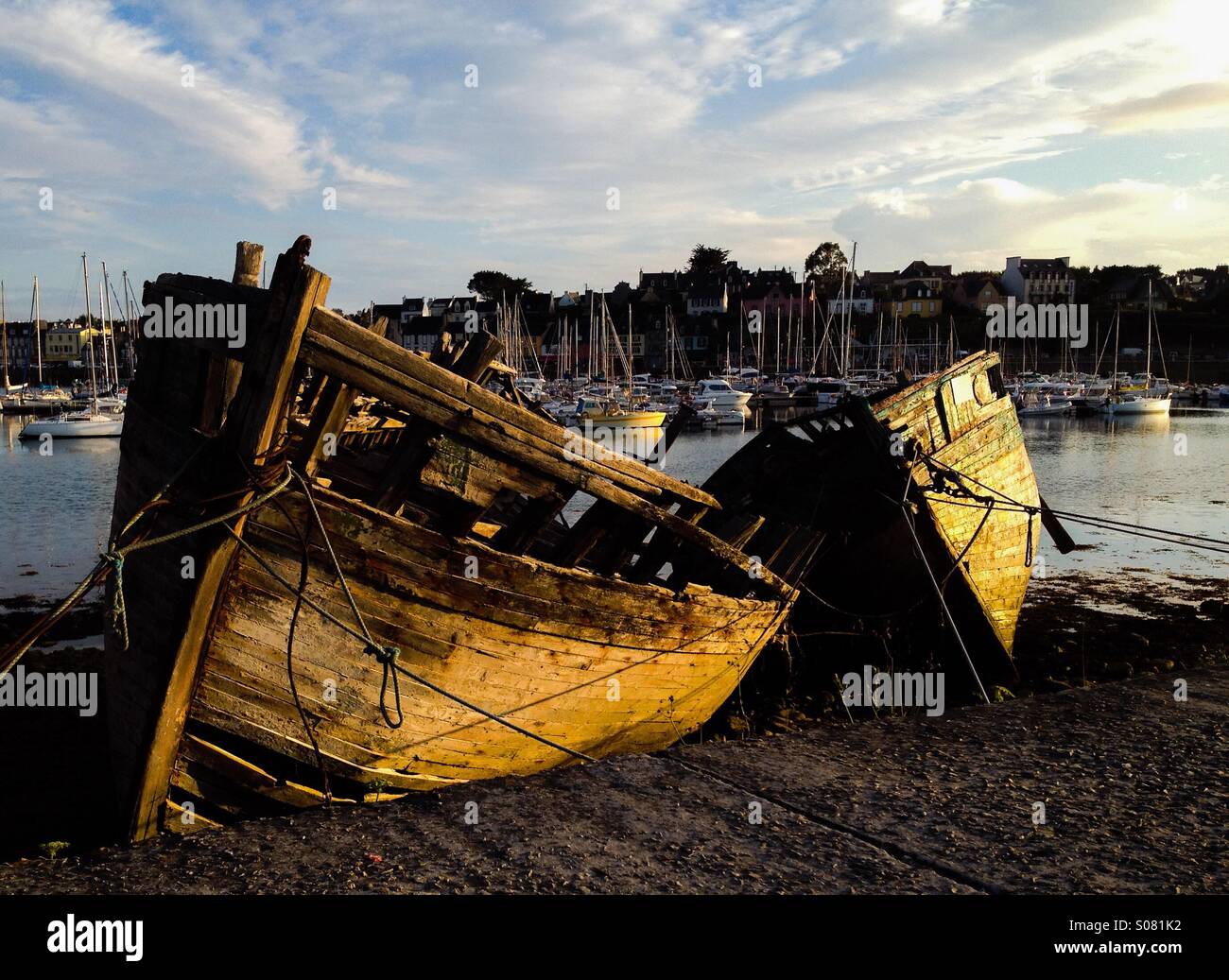 Rotting wooden boats hi-res stock photography and images - Alamy