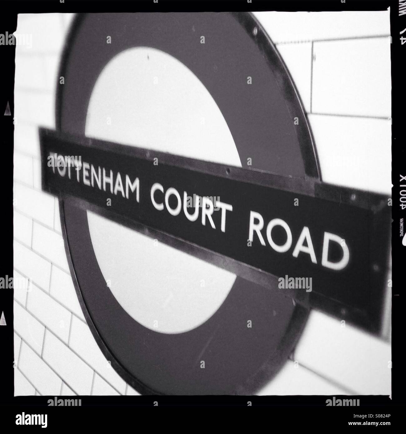 Tottenham court road tube sign hi-res stock photography and images - Alamy