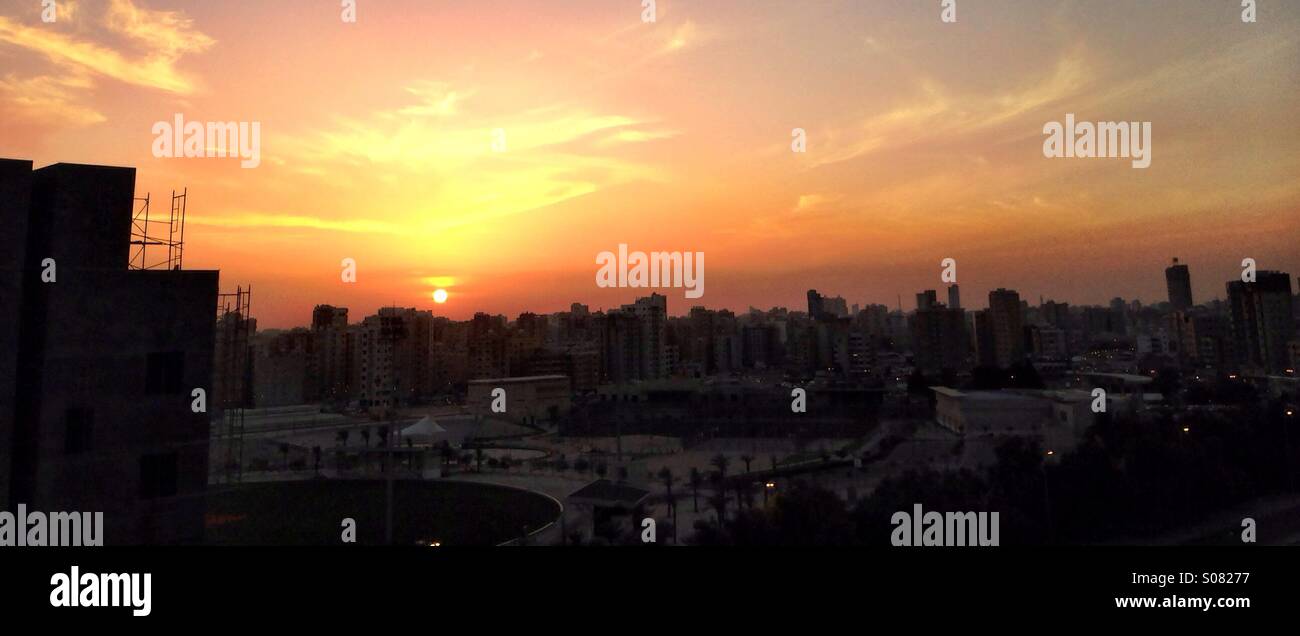 Sunset, Panorama mode Stock Photo - Alamy