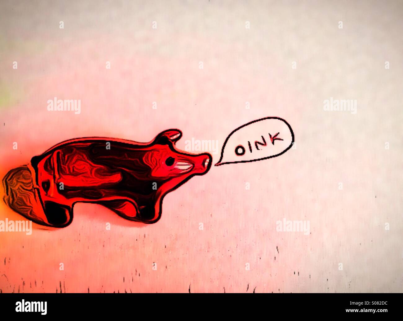 Pig bath oil Stock Photo - Alamy