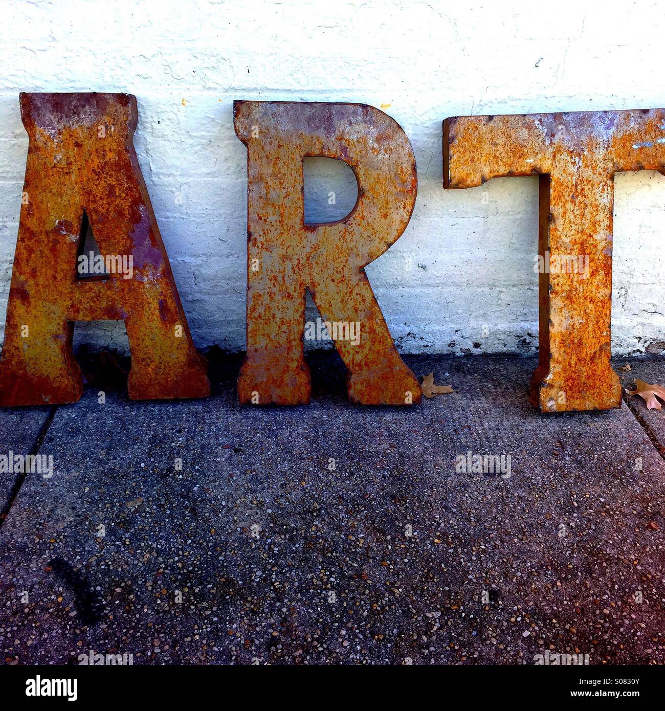 Art letters hi-res stock photography and images - Alamy