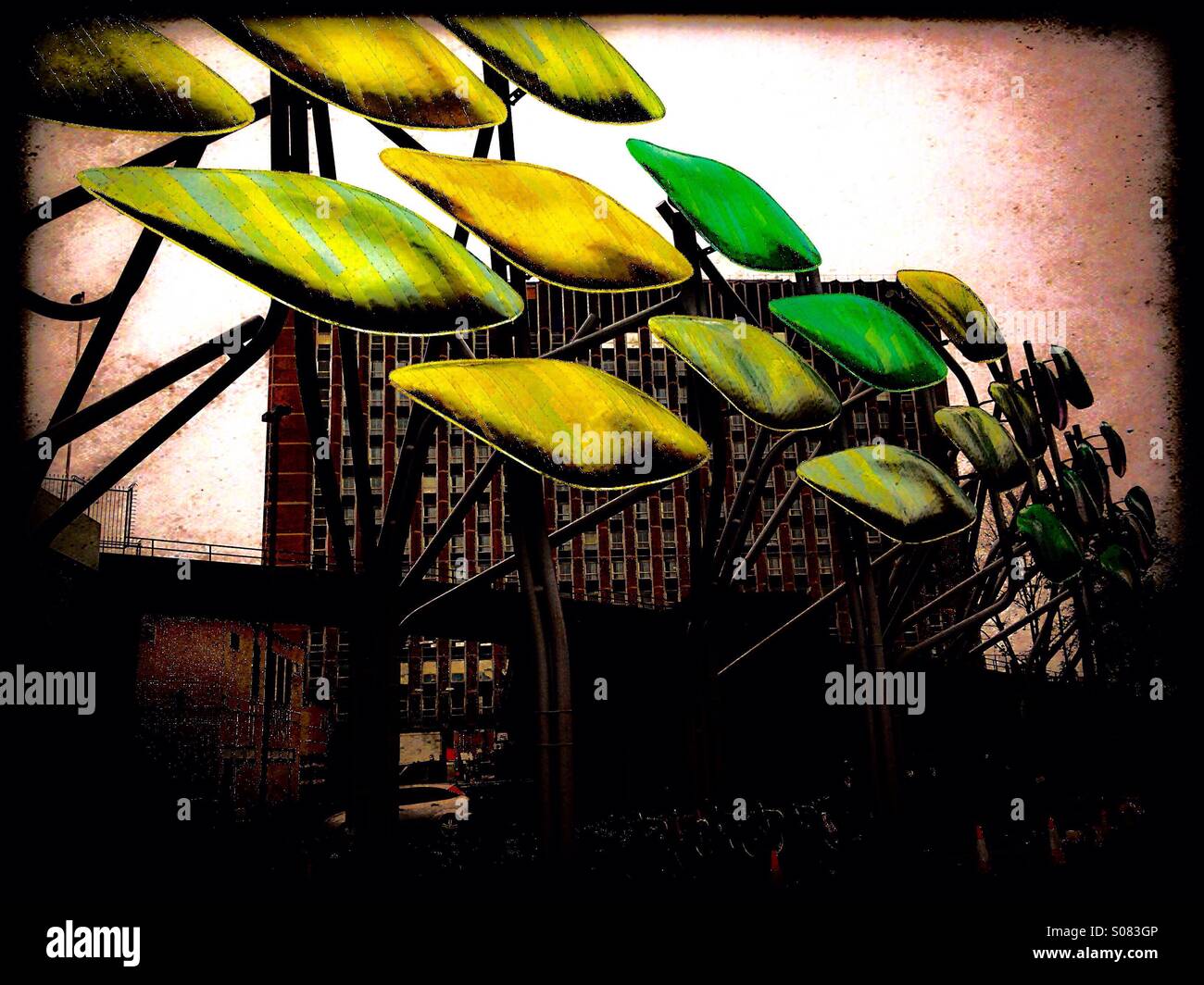 Sculpture in Stratford Stock Photo - Alamy